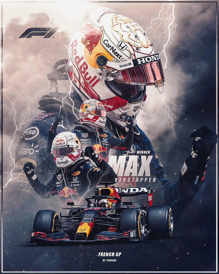 Max Verstappen Winners Art Digital Art by Sophie Locke - Fine Art America