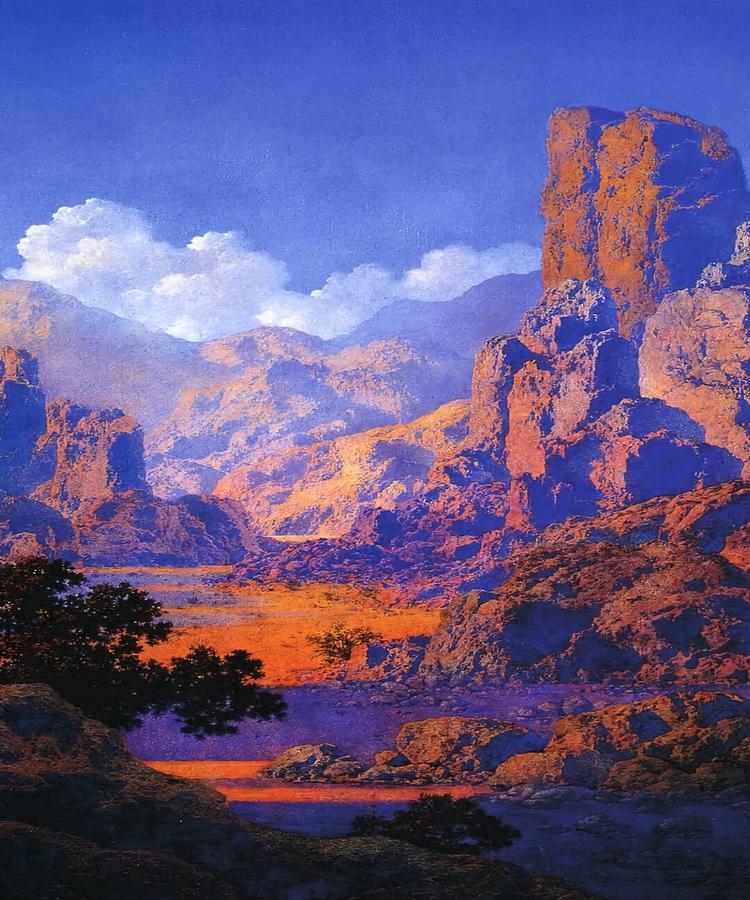 Maxfield Parrish Painting by Alaa - Fine Art America
