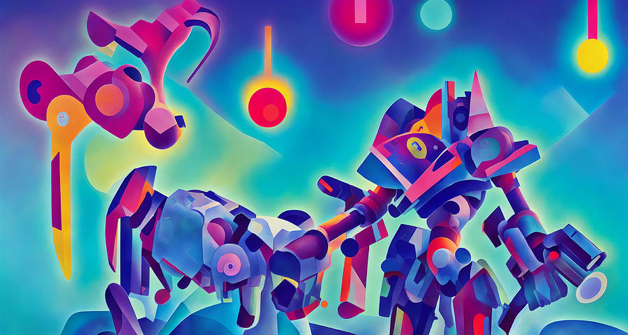 Mecha monster # 3 Digital Art by GX Cells | Pixels