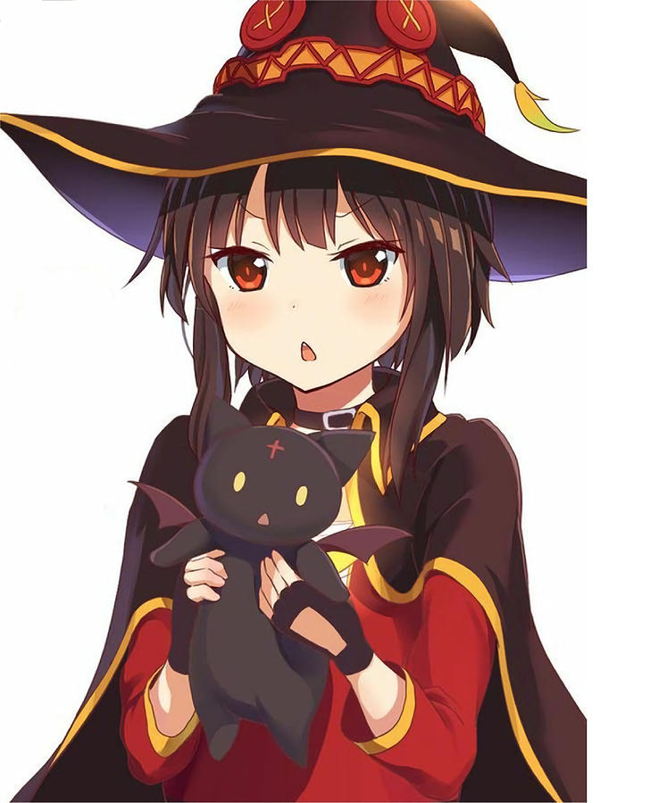 Megumin Konosuba Poster travel Painting by Adrian Olivia | Fine Art America