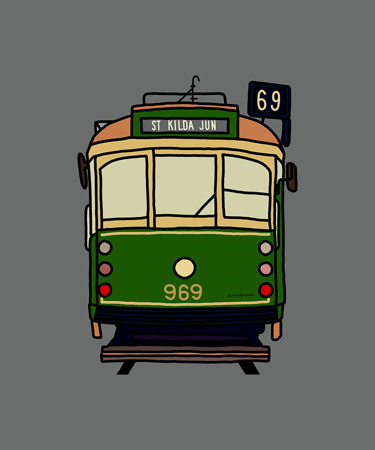 Melbourne Tram Painting by Kimberly Green | Fine Art America