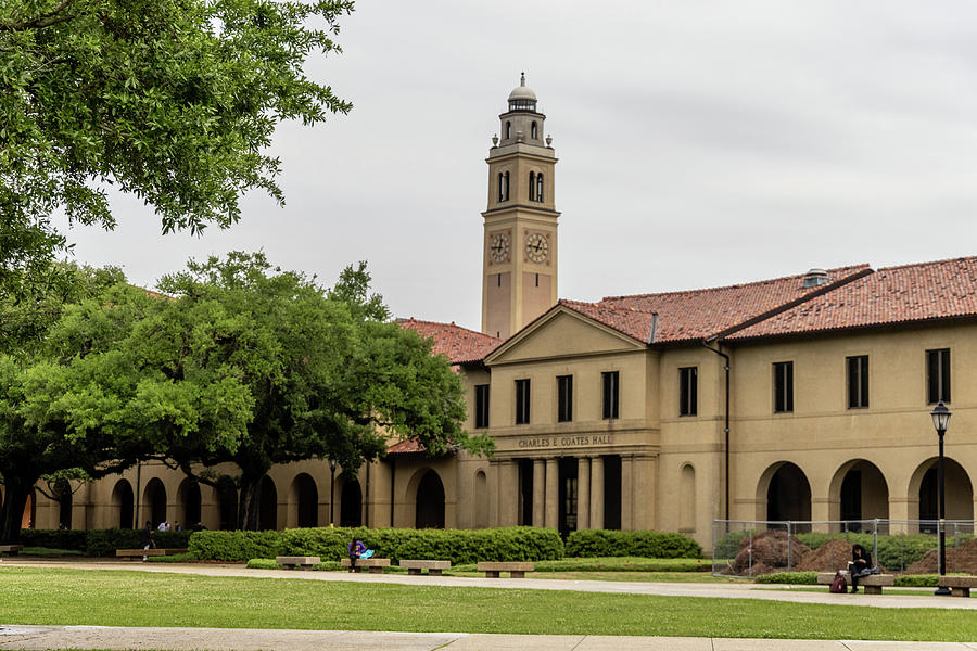 Memorial Tower and Square at LSU Photograph by John McGraw - Fine Art ...
