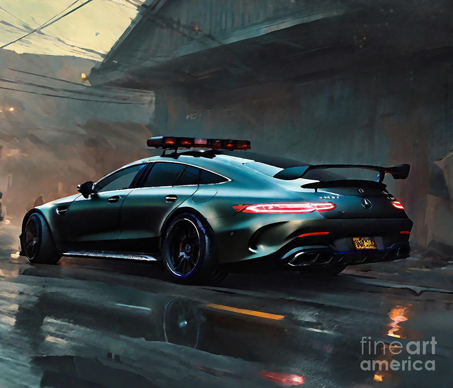 Mercedes Benz Amg Gt 63S Rear View Exterior Topcar Mixed Media by ...