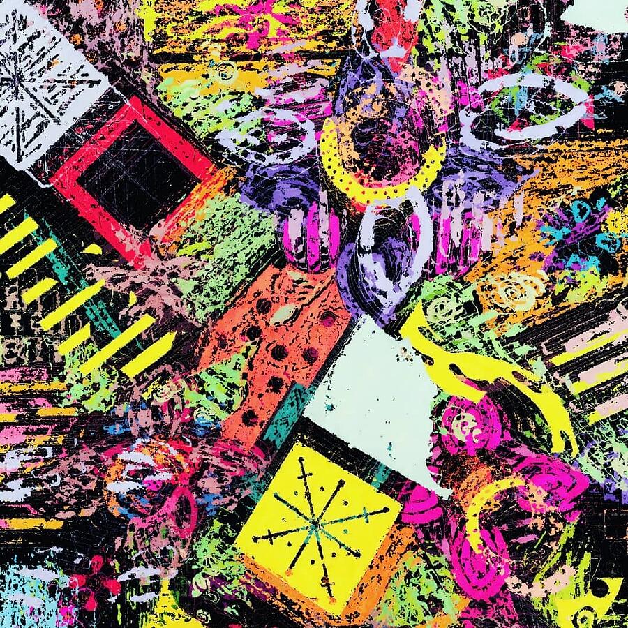 Messy Colors Mixed Media by SarahJo Hawes - Fine Art America