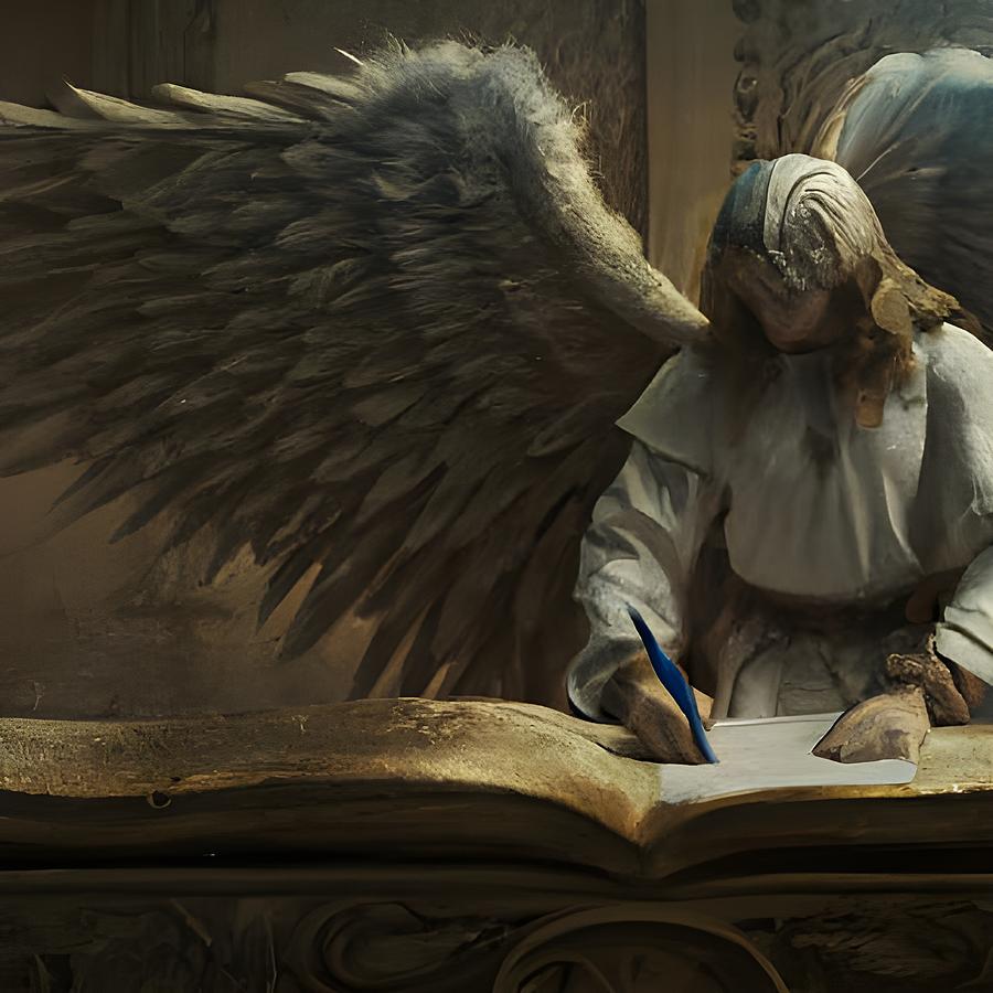 Metatron The Scribe Digital Art by Michael Perzel - Fine Art America