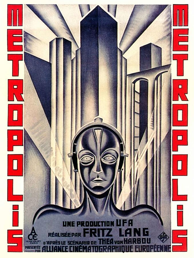 METROPOLIS Fritz Lang Retro Classic Movie Poster Digital Art by Joshua Williams - Fine Art America
