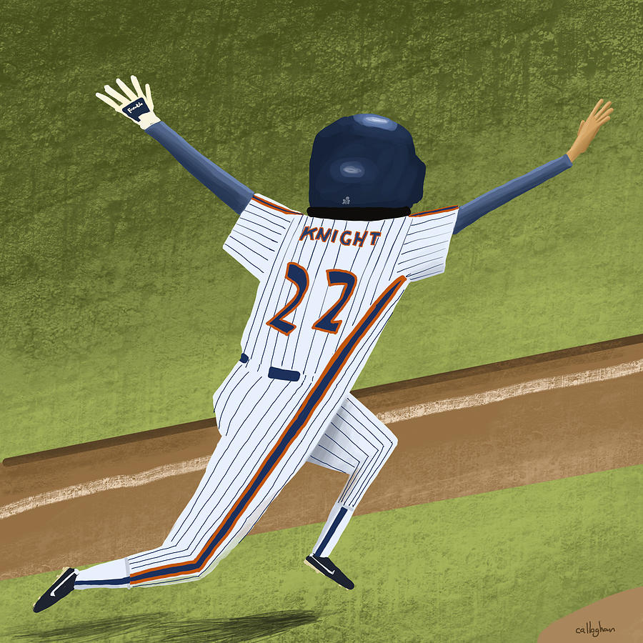 Mets win Digital Art by Brian Callaghan - Fine Art America