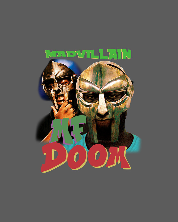 MF Doom - Madvillain Vintage Retro 90s Digital Art by Michael Martinez - Fine Art America