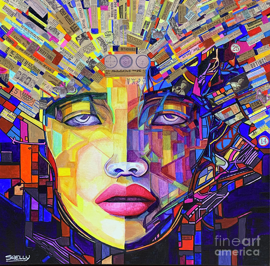 Mind Blown Painting by Shelly Taylor - Fine Art America