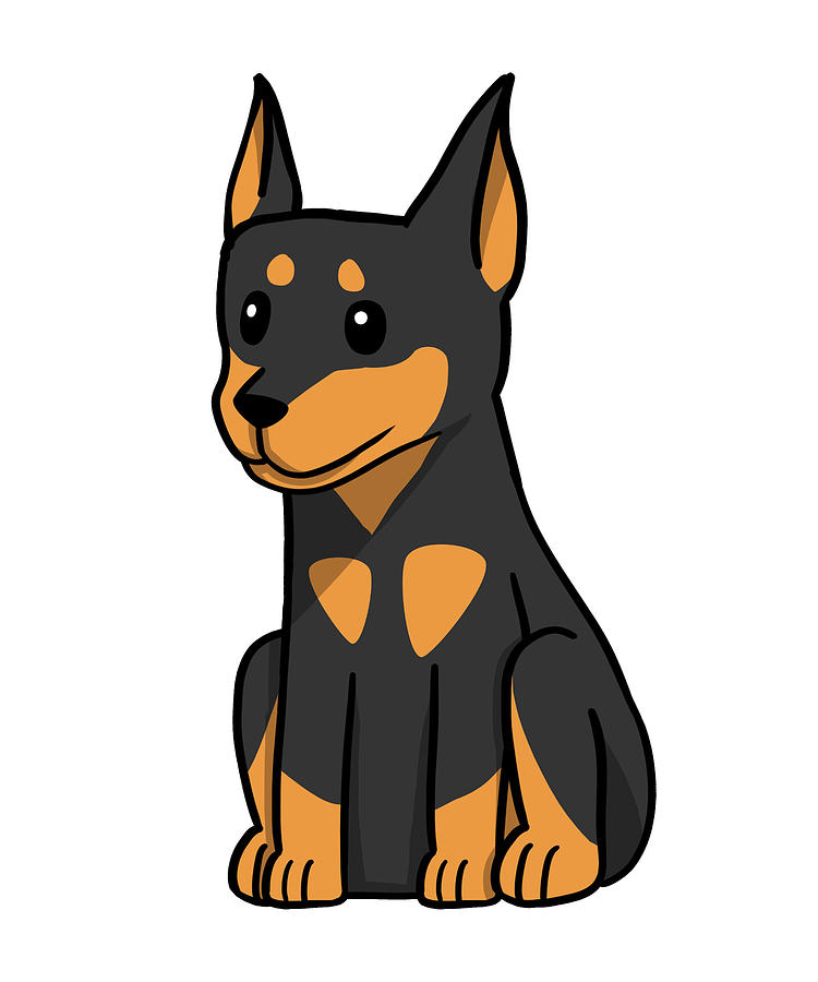 Miniature Pinscher Cute Cartoon Digital Art by Jeff Chen - Fine Art America Miniature Pinscher Cute Cartoon Digital Art by Jeff Chen - Fine Art America