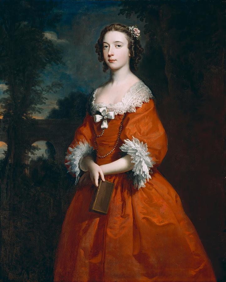Miss Hamilton ca between and Painting by Joseph Highmore English