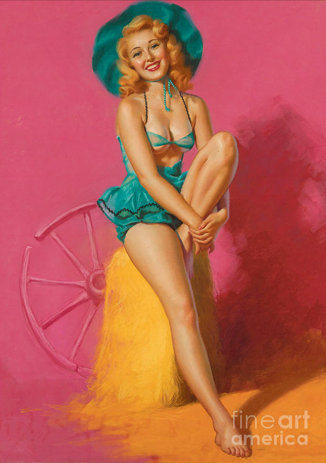 Miss Las Vegas Pin Up Girl Art Painting by Tokyo Clinder - Fine Art America