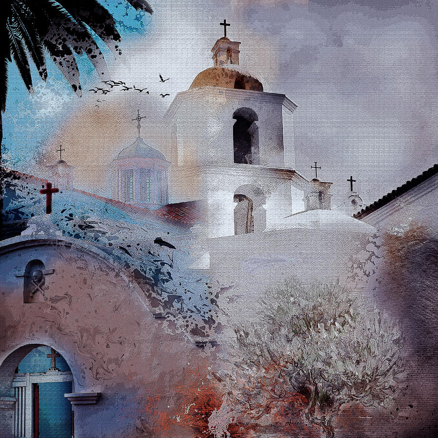 Mission San Luis Rey de Francia Digital Art by Doriana Sinnett - Fine ...