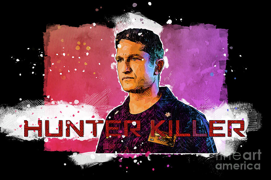 Mo2255 Hunter Killer Horizontal Movie Poster Digital Art by Joanie ...