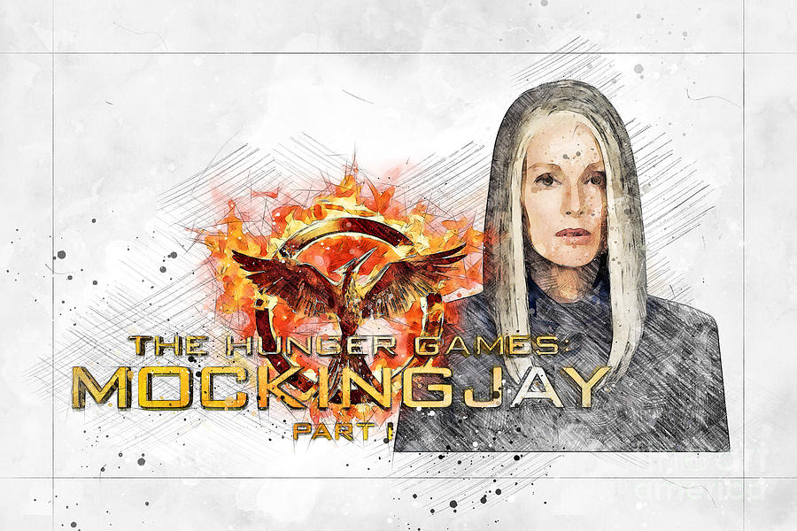 Mo3639 The Hunger Games Mockingjay Part 1 Horizontal Movie Poster Digital Art By Joanie Marvin