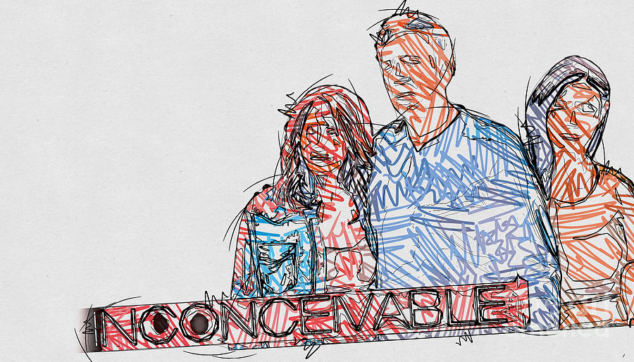 Mo7597 Sketch Inconceivable Movie Poster Digital Art by Joanie Marvin ...