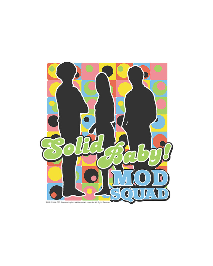 Mod Squad Retro Solid Mod Pattern Digital Art by Brent Brock - Fine Art ...