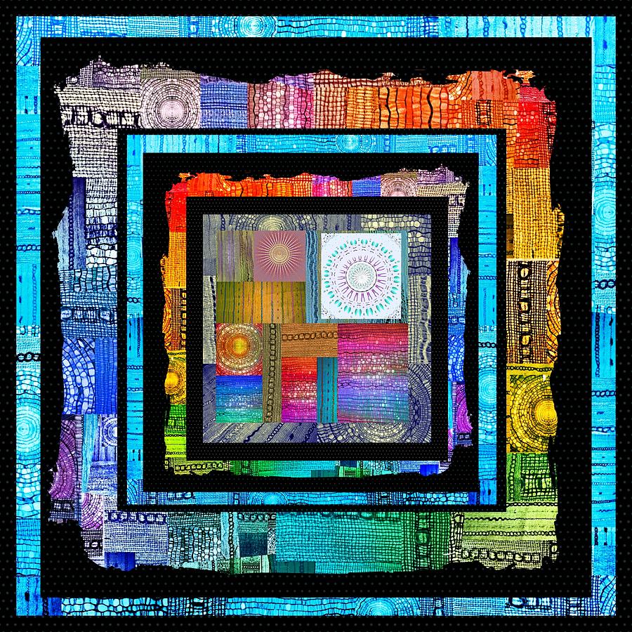 Modern Patchwork Abstract Mixed Media by Tara Turner - Fine Art America