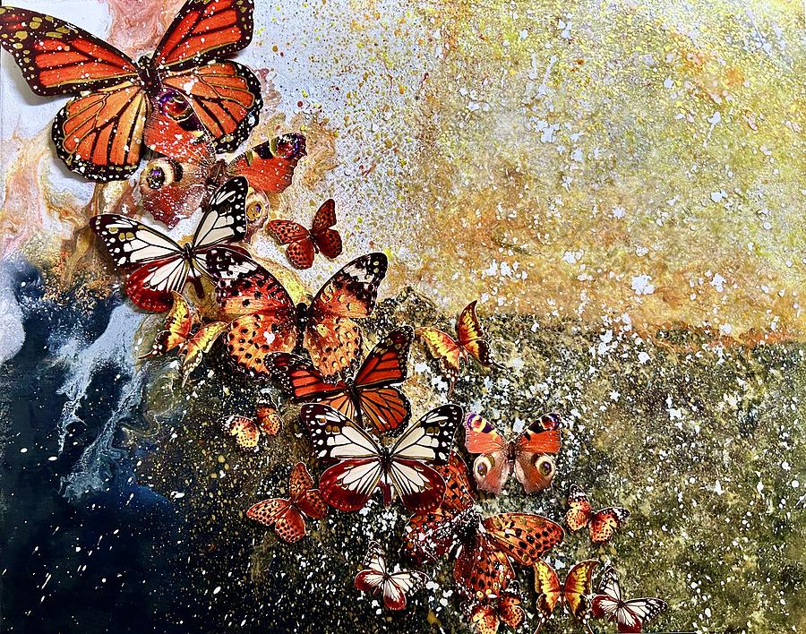 Monarch Painting by Devon Ingram - Fine Art America