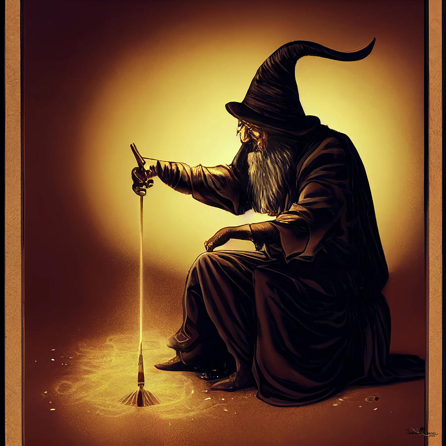Money Wizard Digital Art by Andrea Lawrence - Fine Art America