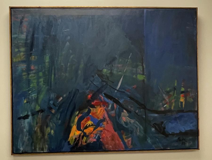 Montana Azul Painting by Juan Antonio Roda - Fine Art America