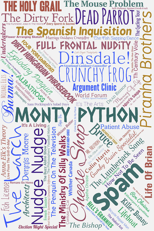 Monty Python Digital Art by David Lerner - Fine Art America