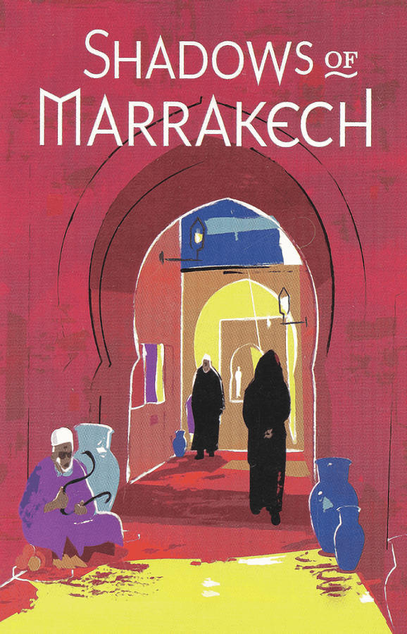 Moroccan Travel Poster Marrakech Architectural Heritage Tracing Morocco ...