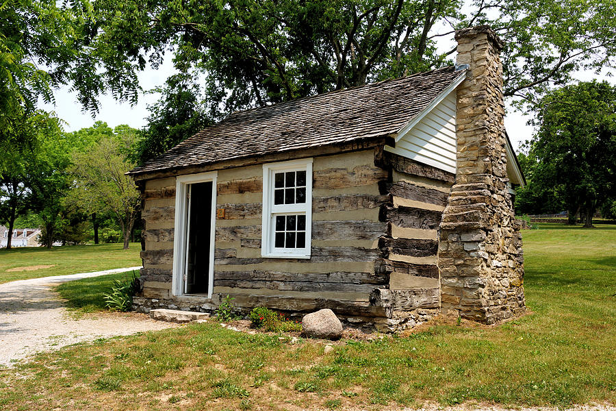 Mount Hope One-Room School - Daniel Boone Home - Defiance Missouri Photograph by John Trommer ...