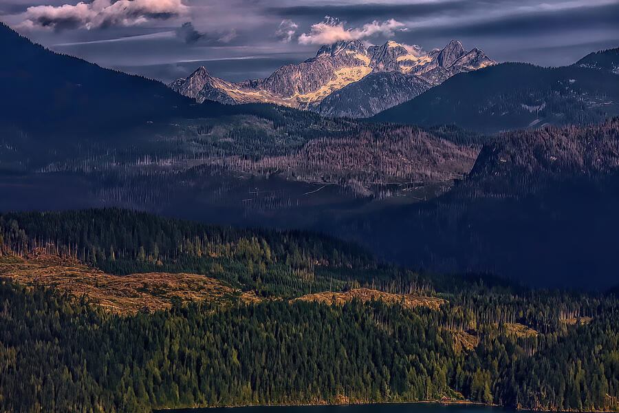 Mountain Lakeside Cabin Photograph by Ian McAdie - Pixels