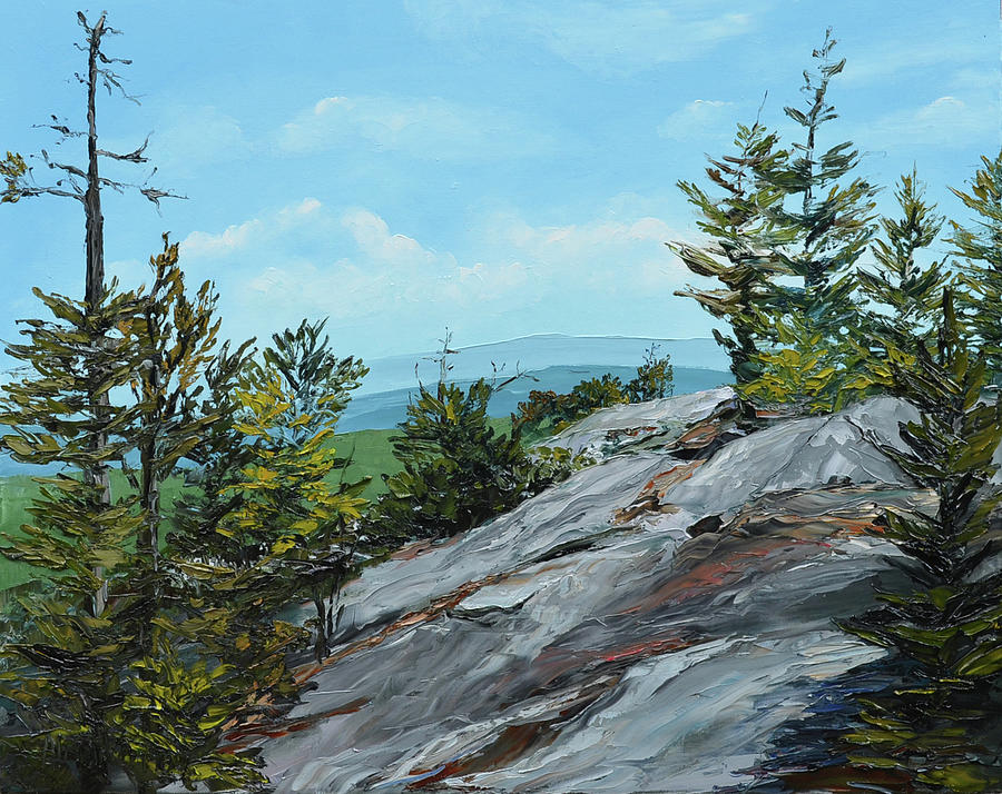 Mountaintop View Painting by Alison Vernon - Fine Art America