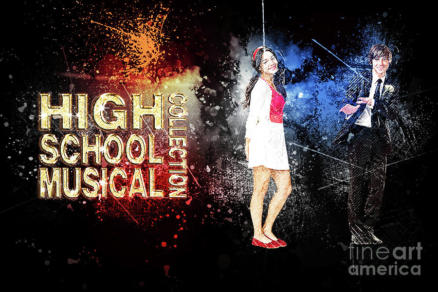 Movie High School Musical Collection Digital Art by Carrie Stanton - Fine Art America