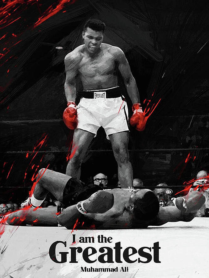 Muhammad Ali The Greatest Digital Art by Emmet Mann - Fine Art America