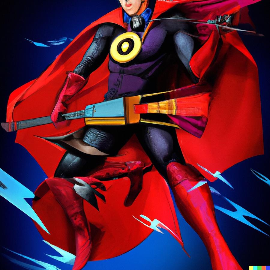 Music Man Digital Art by AI X Art | Pixels