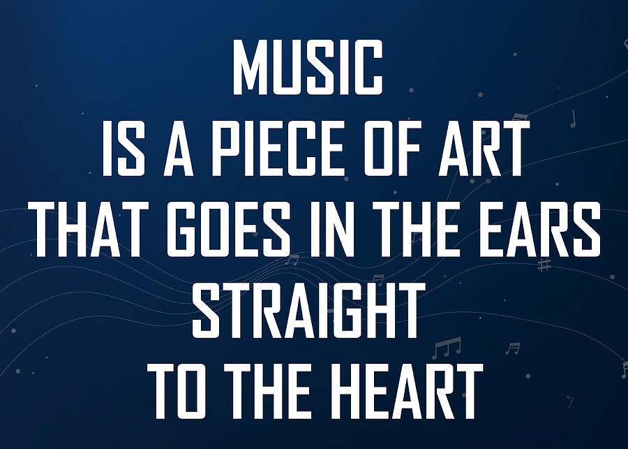 music quotes Poster Painting by Butler Joel - Fine Art America