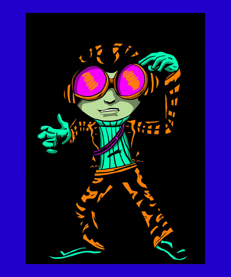 Music Retro Psychonauts Digital Art By Douxie Grimo Fine Art America