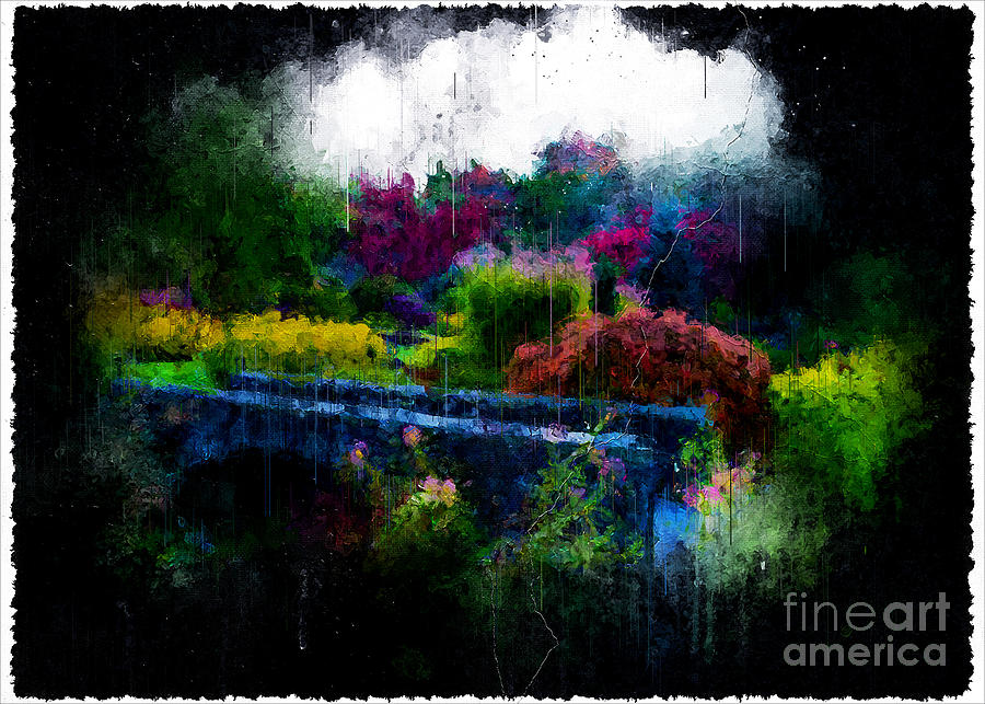 N195 Canada Parks Bridges Vancouver Trees Queen Elizabeth Park Cities Digital Art by Sherman ...
