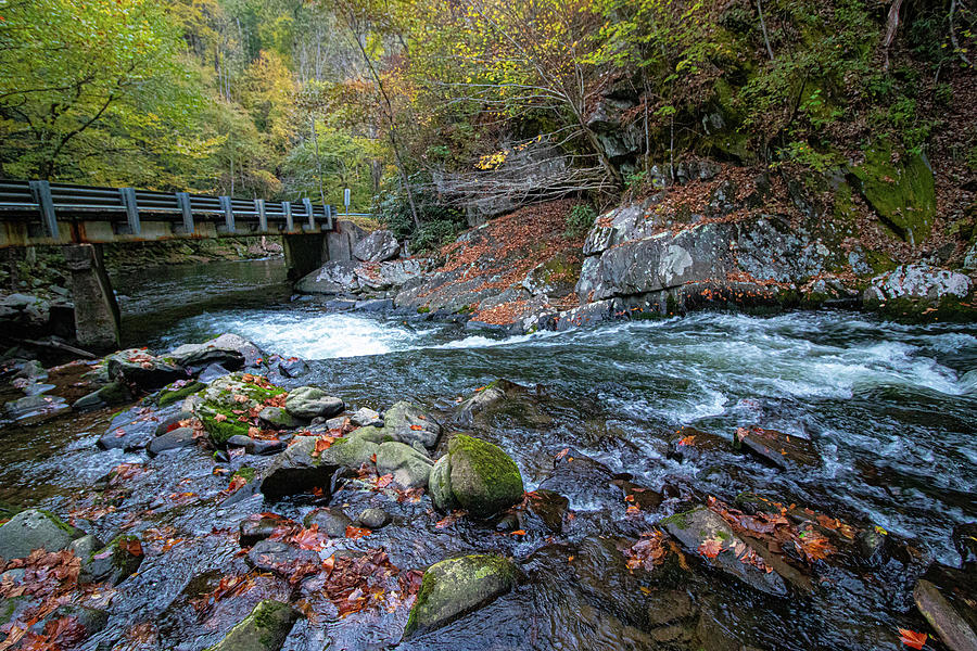 Nantahala Cascades Photograph by Melissa Traub