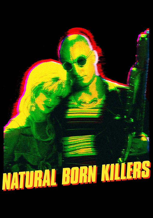 Natural Born Killers Mickey and Mallory Knox 70s Painting by Georgia Stewart - Pixels