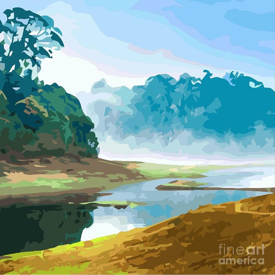 Nature 025 Digital Art by Nikolay Ivanov - Fine Art America