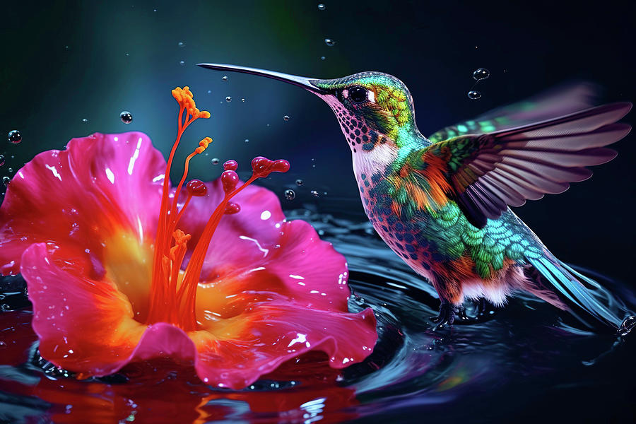 Neon Hummingbird Photograph by Athena Mckinzie - Fine Art America