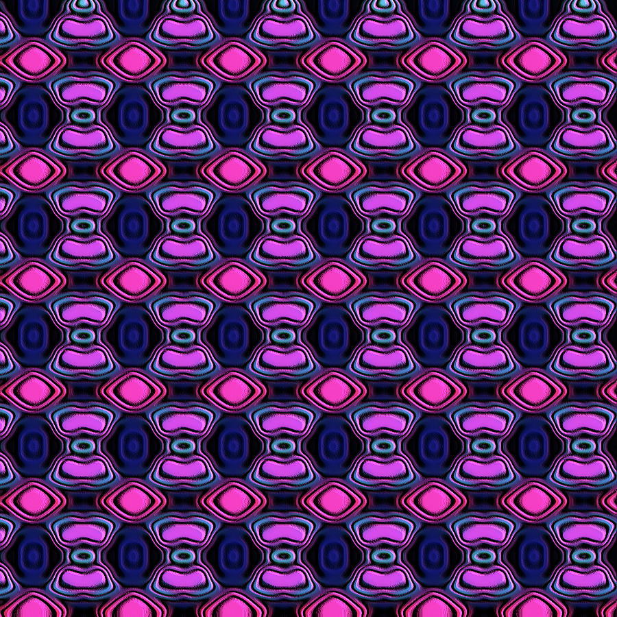 Neon Lights Pattern Digital Art by Cindy's Creative Corner - Fine Art ...