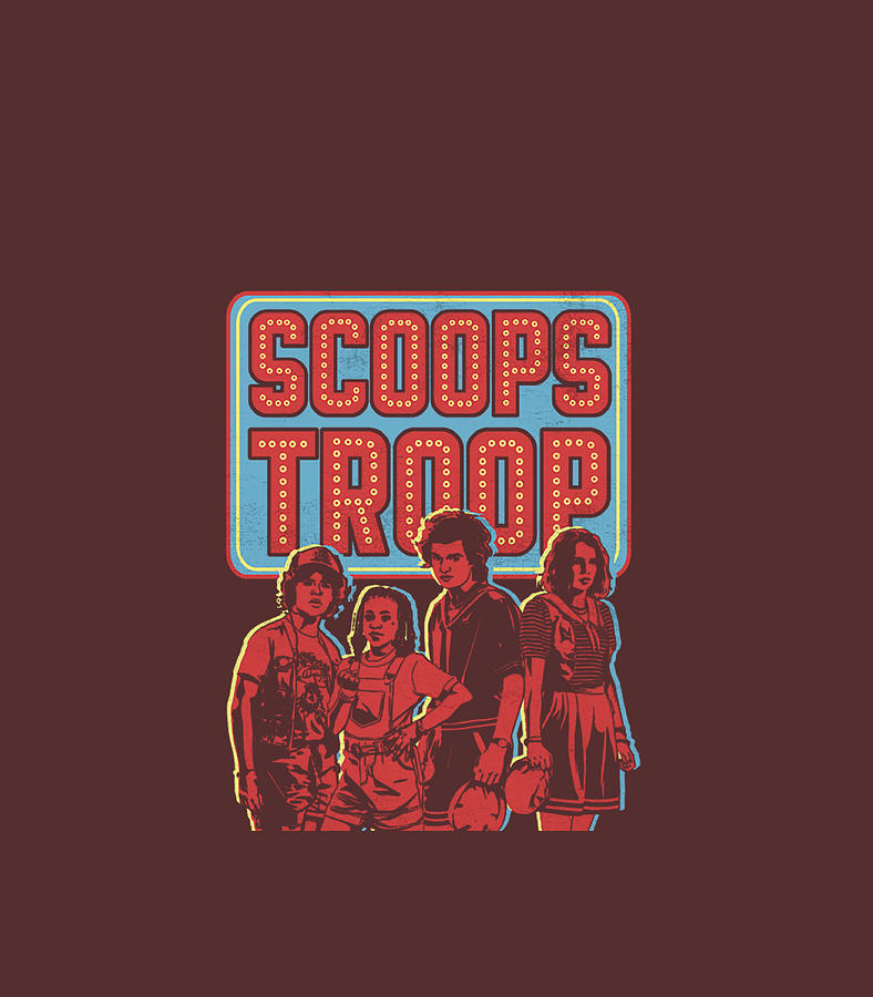 Netflix Stranger Things Scoops Troop Digital Art by Rehaax Murae - Fine Art America