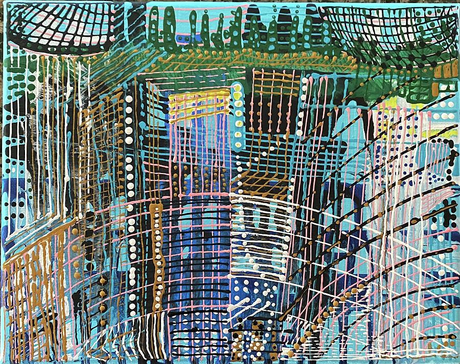 Networking Painting by Ruby P Carter | Fine Art America