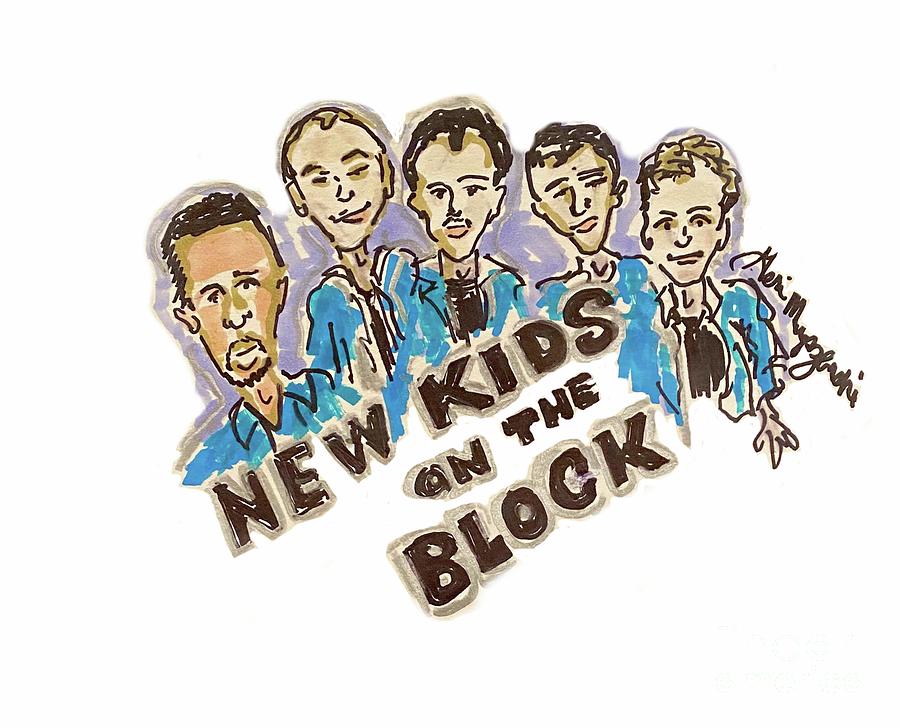 New Kids On The Block Mixed Media by Geraldine Myszenski - Fine Art America
