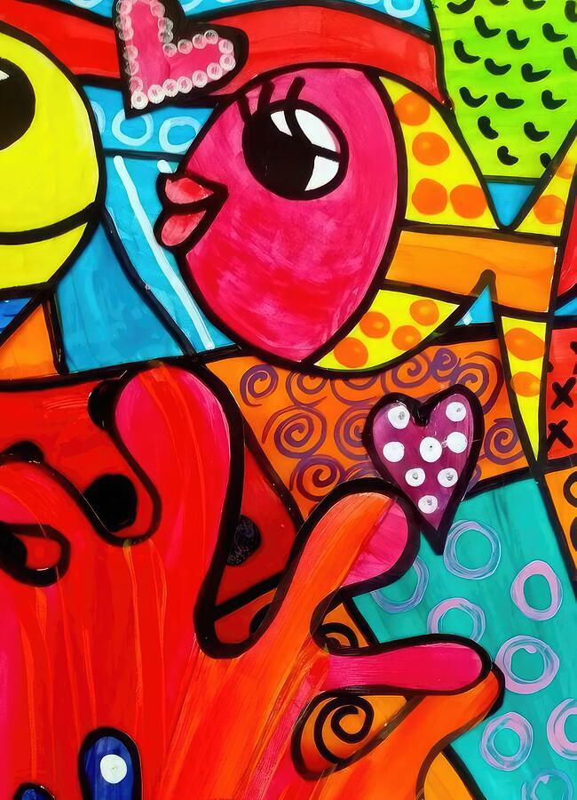 New Upload 1 romero britto Best artist 101 Digital Art by Romero Britto ...