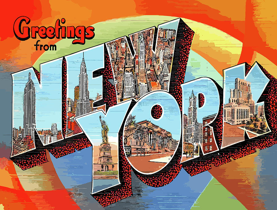 New York Letters Digital Art by Long Shot - Fine Art America