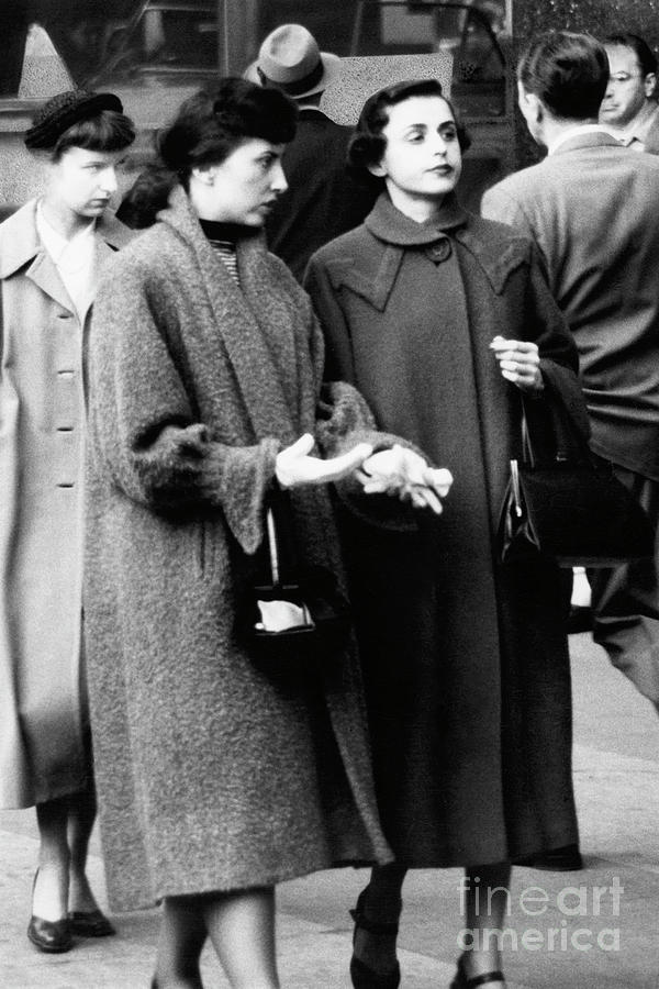 New York Pedestrians, 1953 Photograph by Angelo Rizzuto - Fine Art America
