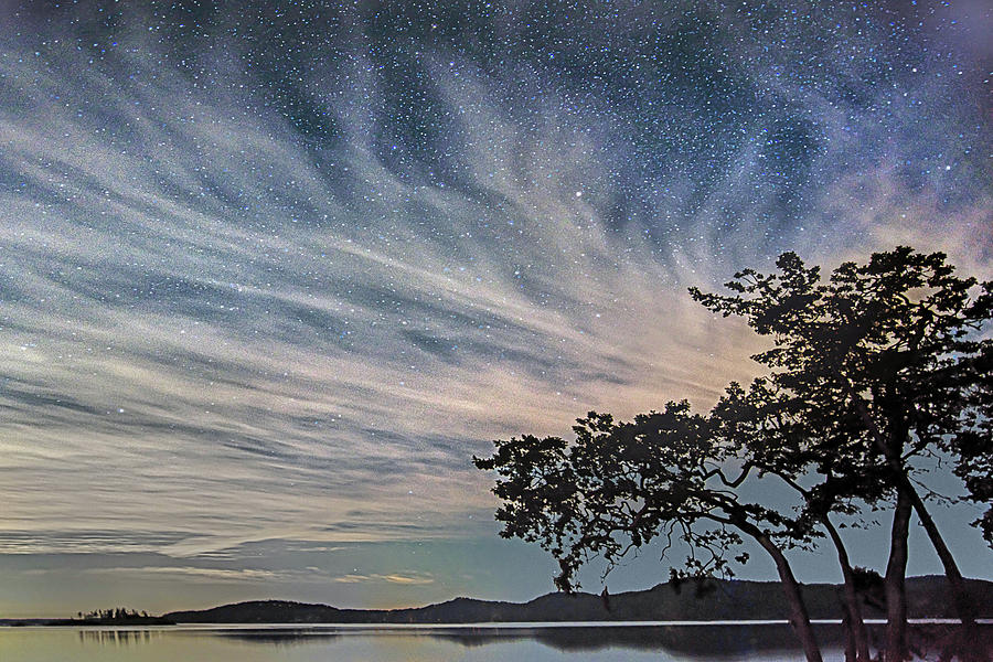 Night Cloud Veil Photograph by Geoffrey Ferguson - Fine Art America