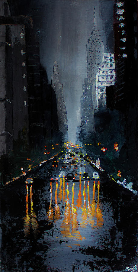 Nightscape Painting by Sovit Pradhan - Fine Art America