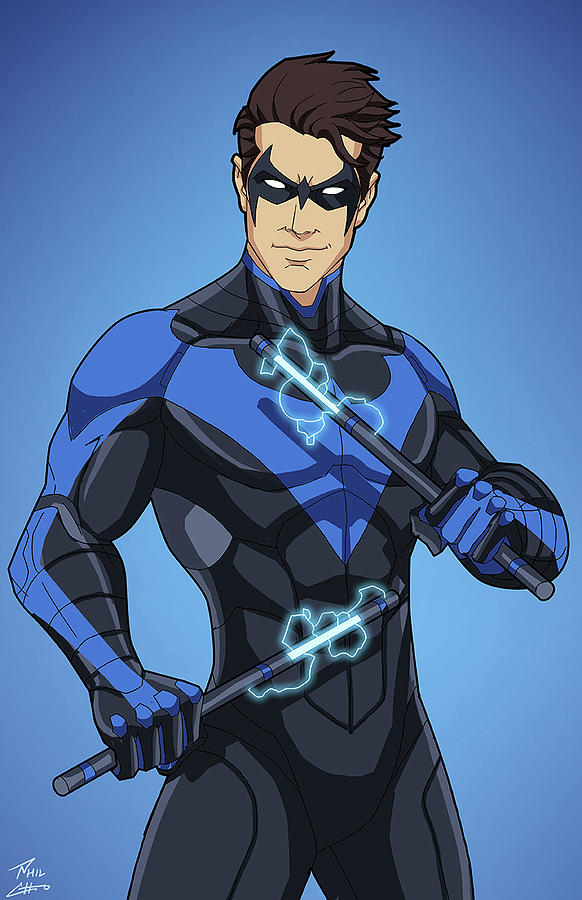 Nightwing-01 Digital Art by Thuy Dinh Thi - Fine Art America